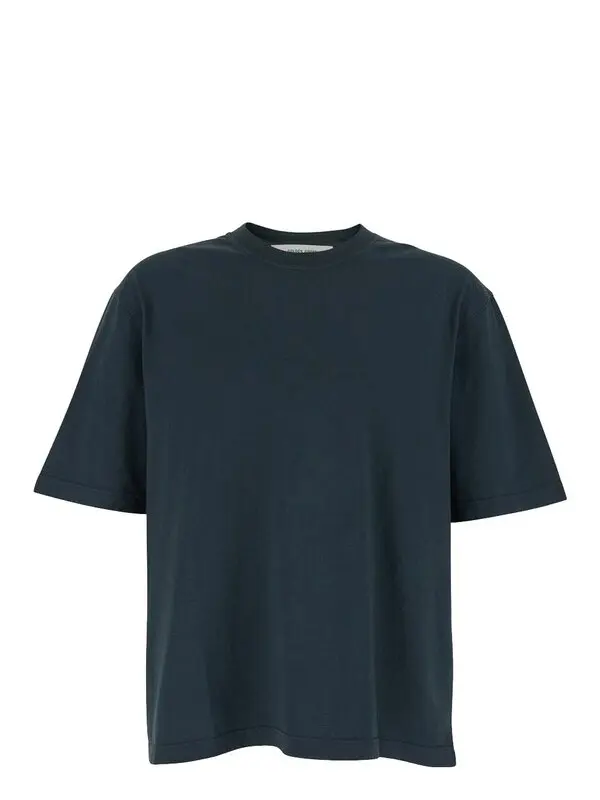 GOLDEN GOOSE T-shirt With Maxi Logo On The Back In Cotton For - Black