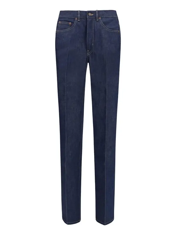 Chloé Four-pocket Slim-fit Jeans - Blue