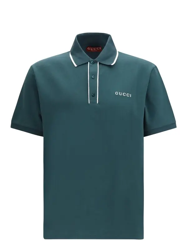 Gucci Cotton Polo - Green