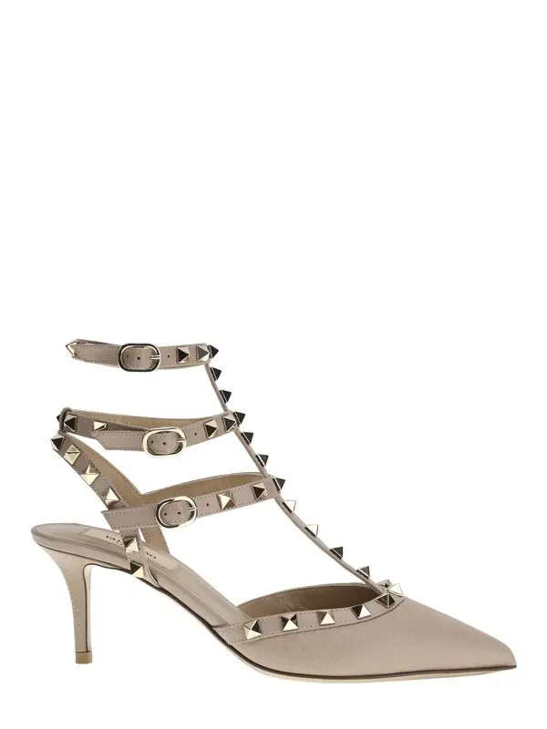 Valentino Garavani Rockstud Pumps - Gray