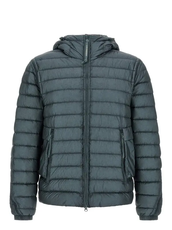 C.P. COMPANY Goggle Down Jacket - Blue