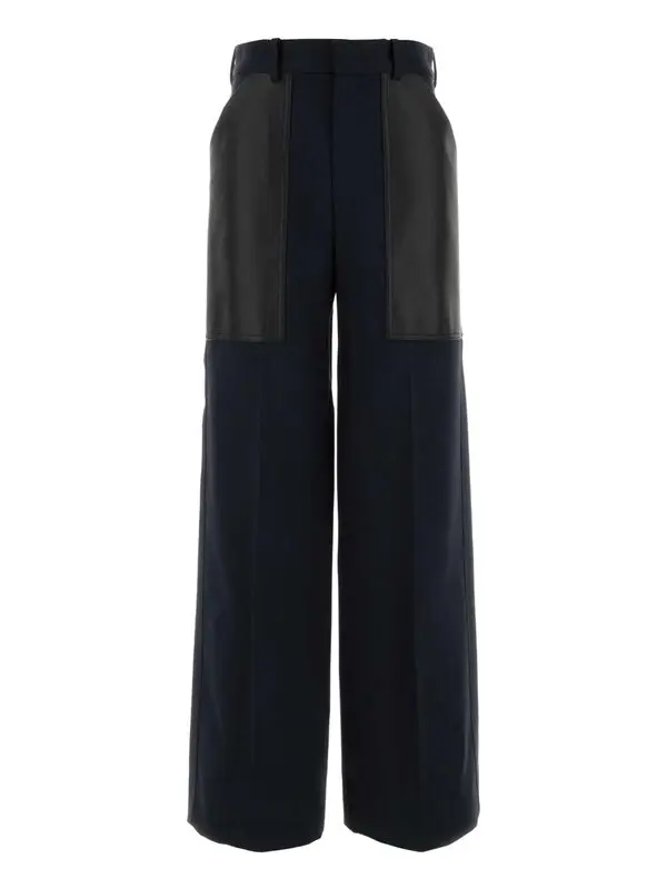 Bottega Veneta Palazzo Pant - Blue