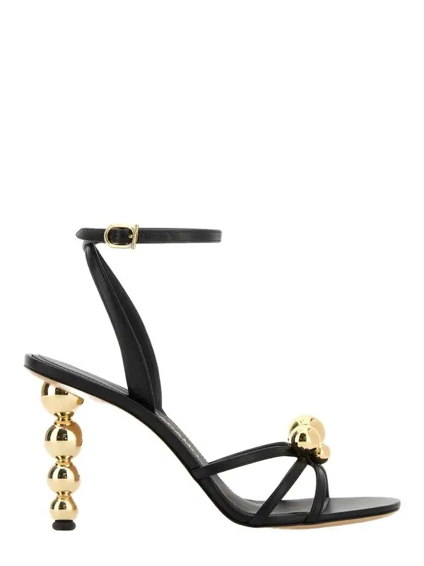 FERRAGAMO Karina High Heel Sandals - Black