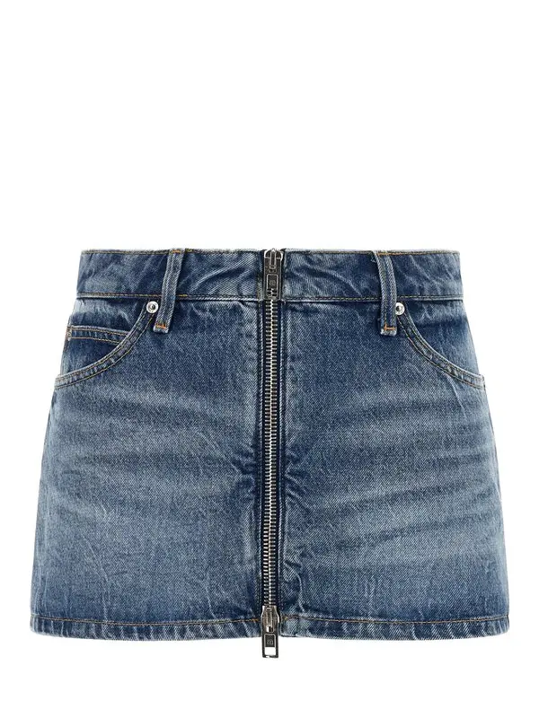Alexander Wang Hybrid Denim Skort - Blue