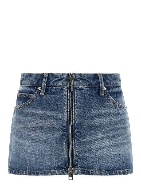 Alexander Wang Hybrid Denim Skort - Blue