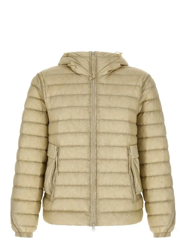 C.P. COMPANY Goggle Down Jacket - Cream