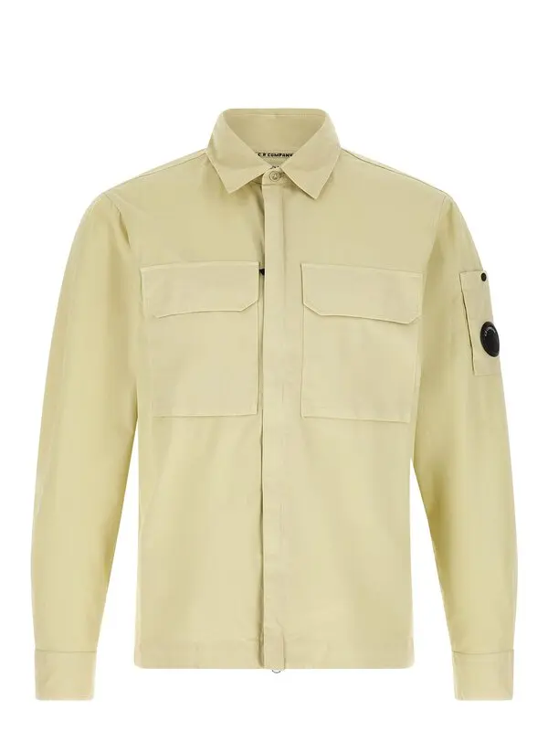 C.P. COMPANY Lens' Overshirt - Cream
