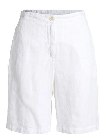 120% Lino Shorts & Bermuda Shorts Size Linen - White