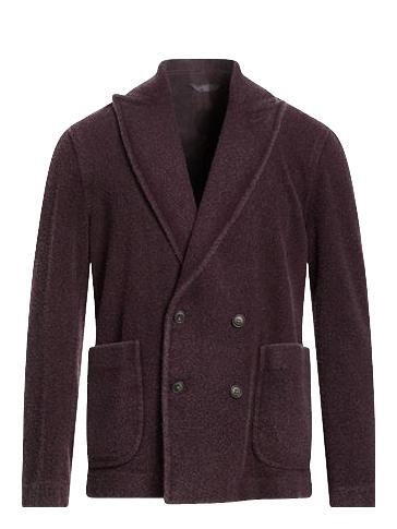 CIRCOLO 1901 Double-breasted Virgin Wool & Polyamide Blazer - Purple