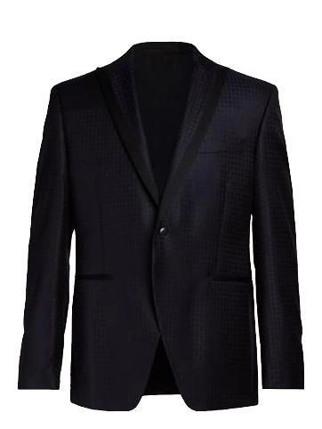 LUIGI BIANCHI MANTOVA Blazer Size Wool, Silk - Blue