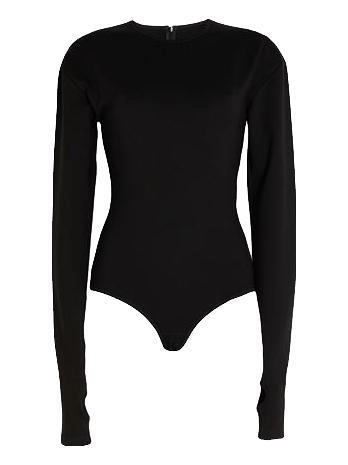 MAISON MARGIELA Long Sleeve Bodysuit - Black