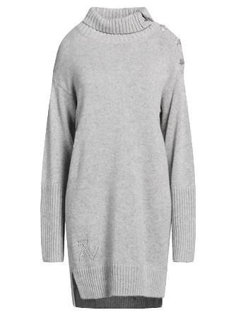 Zadig&Voltaire Mini Dress Size Cashmere, Polyester - Grey