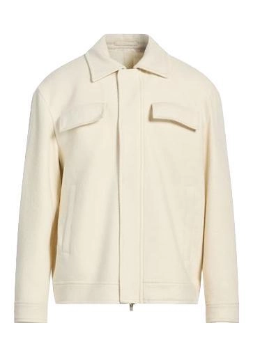 LARDINI Wool And Silk Casual Jacket - White