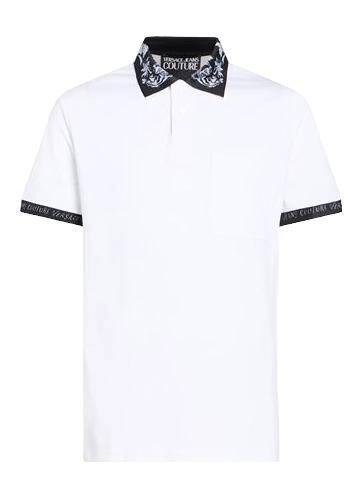 Versace Polo Shirt Size Cotton - White