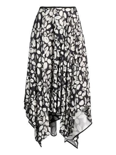 Marni Midi Skirt Size Viscose - Black