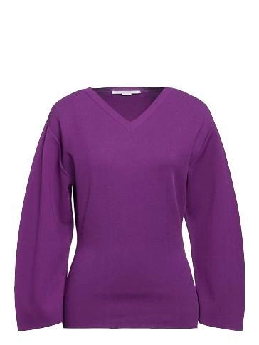 Stella McCartney Viscose And Polyester Lightweight Knit V-neck Sweater - Mauve