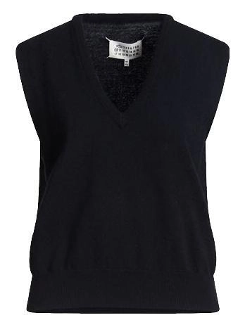 MAISON MARGIELA Sweater Midnight Size Virgin Wool - Blue