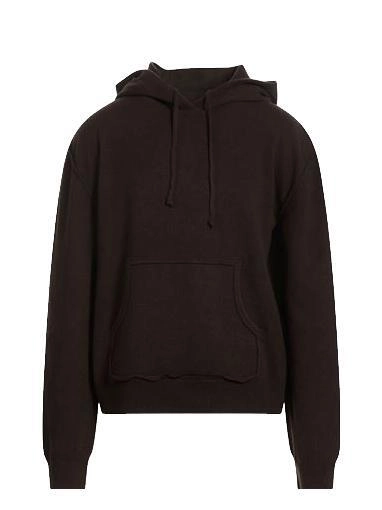 MAISON MARGIELA Wool & Cashmere Mélange Hooded Pullover - Brown