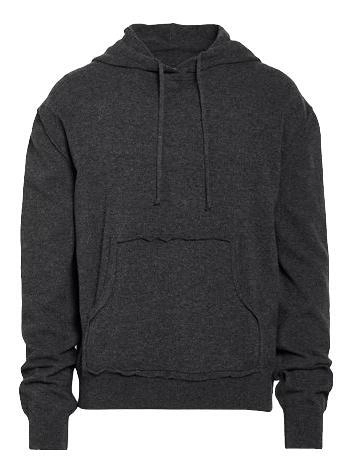 MAISON MARGIELA Wool & Cashmere Mélange Hooded Pullover - Grey