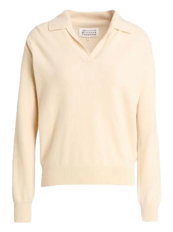 MAISON MARGIELA Sweater Size Virgin Wool - Beige