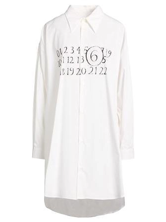 MAISON MARGIELA Mini Dress Size Cotton - White