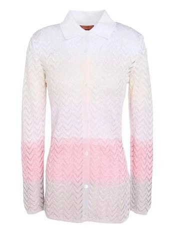 Missoni Knitted Tie-dye Shirt - Blush
