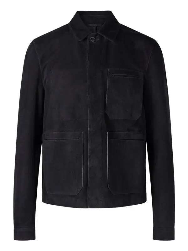 TOM FORD Suede Field Jacket - Black