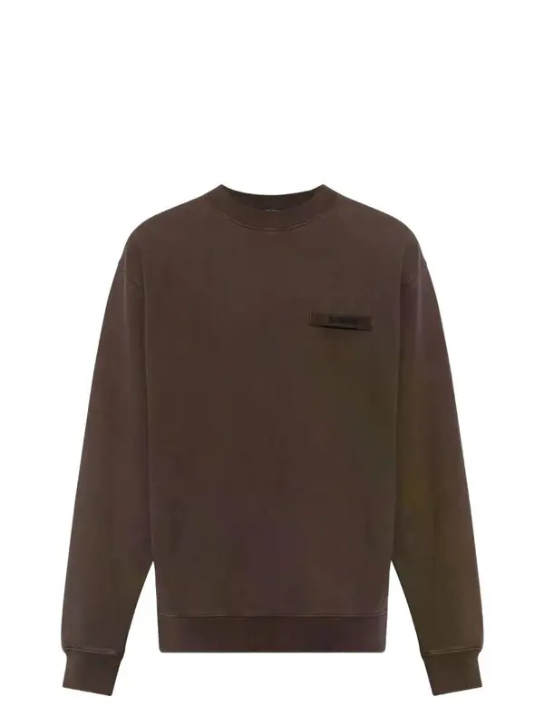 Jacquemus Logo Patch Sweatshirt - Brown