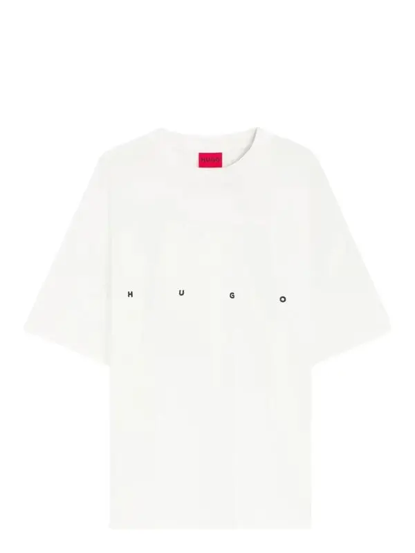Hugo Graphic-print Logo-print T-shirt - White