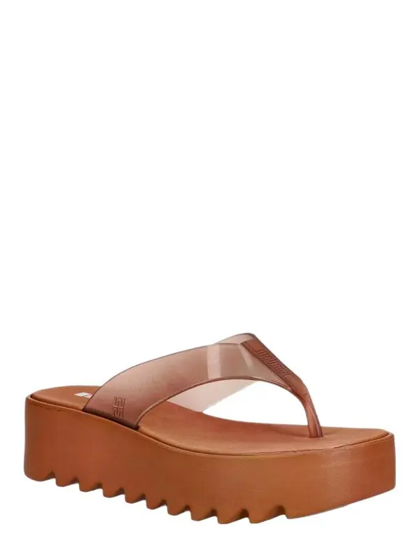 Melissa Platform Flip-flops - Brown