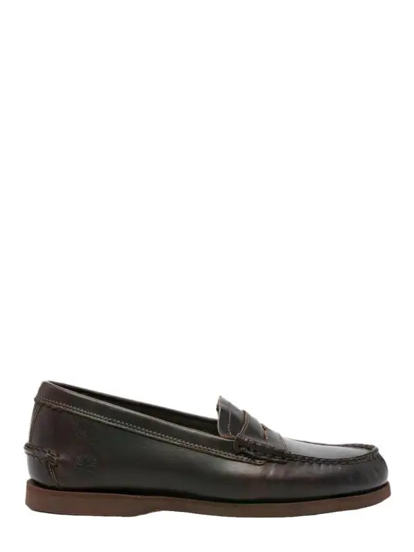 Timberland Leather Penny Loafers - Brown