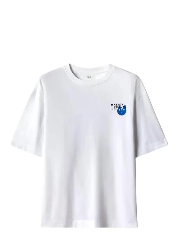 Maison Kitsuné Fortune Fox Puff-print T-shirt - White