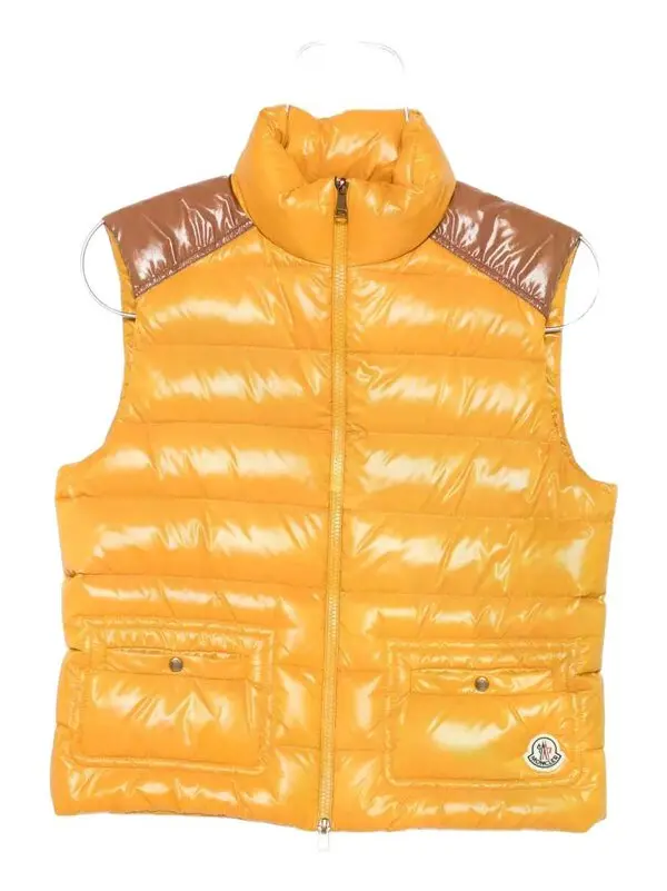 Moncler Frelon Quilted Gilet - Yellow