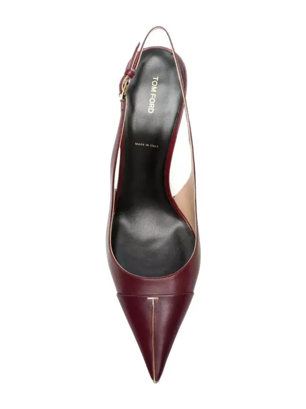 TOM FORD T-bar Pointed-toe Pumps - Red