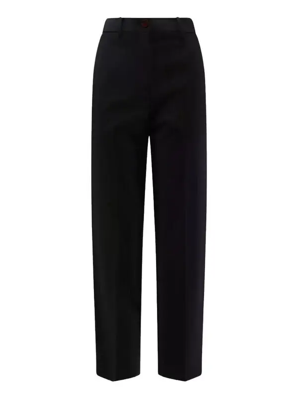 ALYSI Cigarette Trousers - Black
