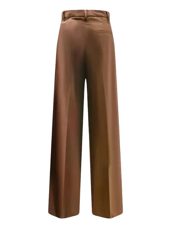 HEVO Pleated Design Trousers - Brown