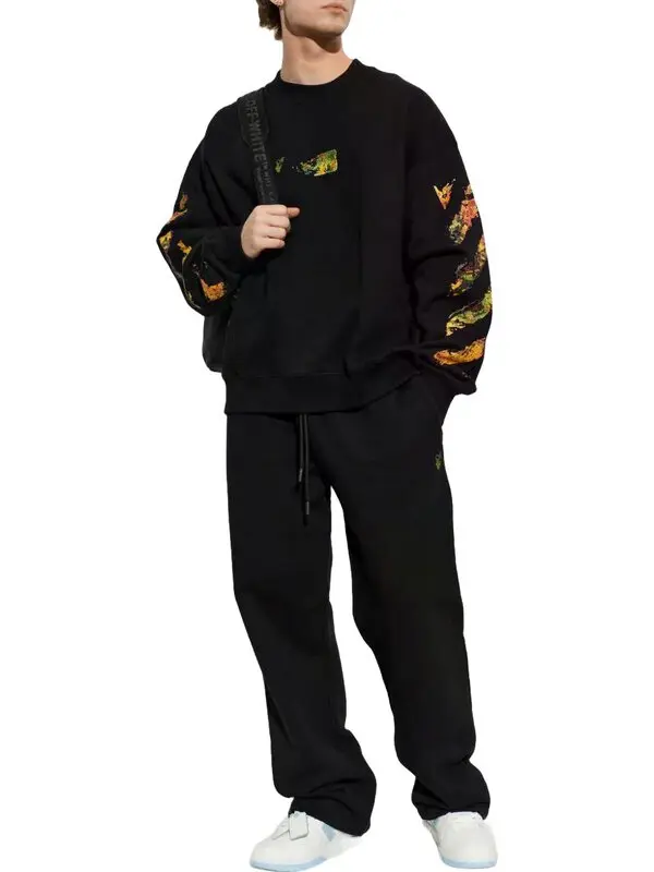 Off-White Logo-print Sweatshirt - Black