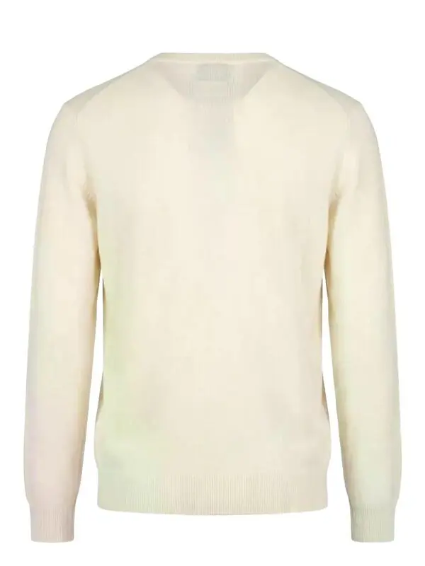 DRUMOHR Crew Neck Wool Sweater - Neutrals