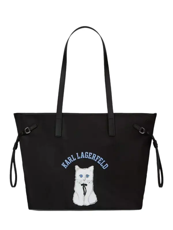 Karl Lagerfeld Ikon Choupette Tote Bag - Black