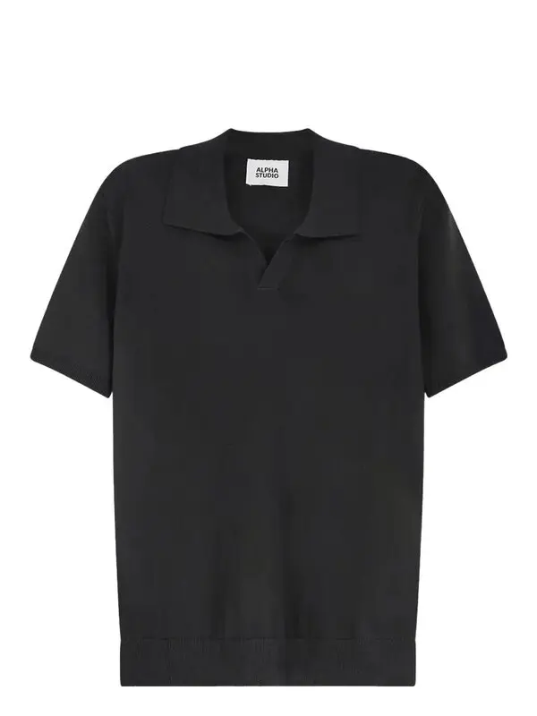 Alpha Studio Short-sleeved T-shirt - Black