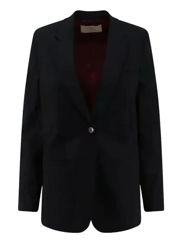 ALYSI Single-breasted Blazer - Black