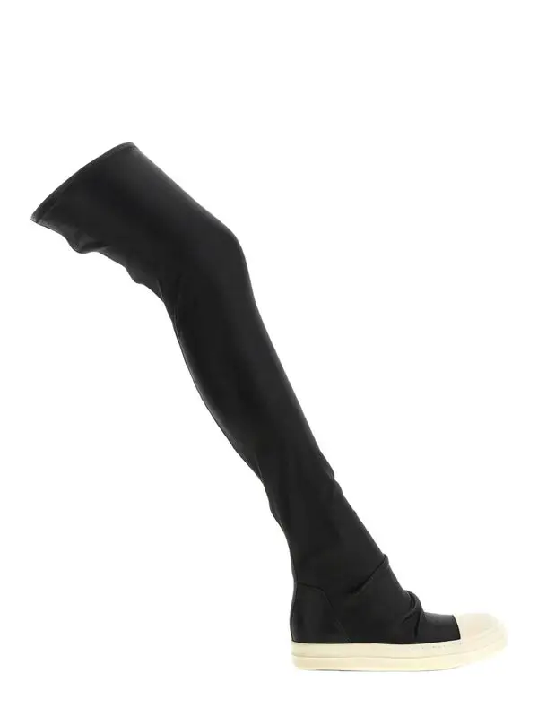 Rick Owens High Stocking Over-the-knee Boots - Black