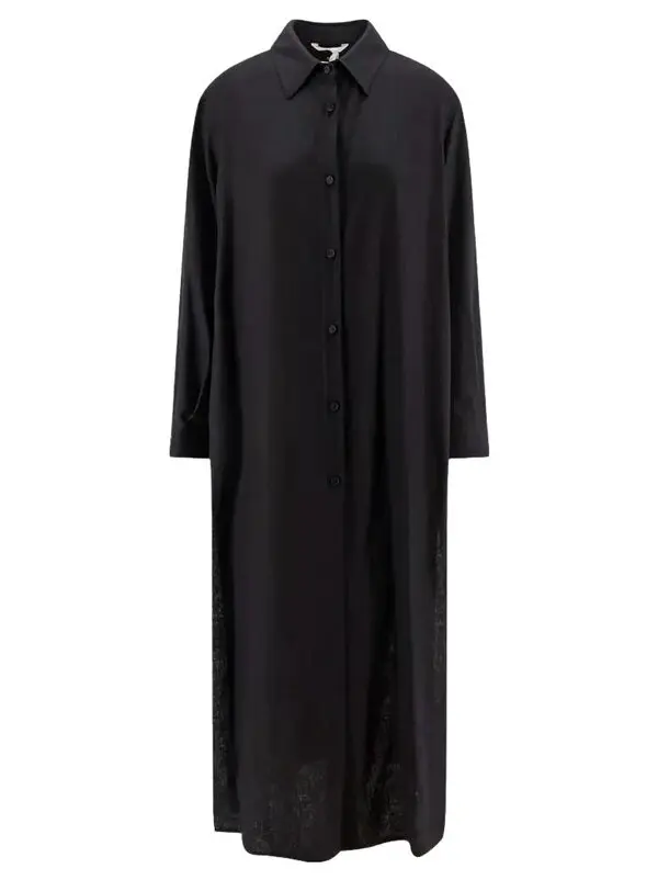 HEVO Shirt Maxi Dress - Black