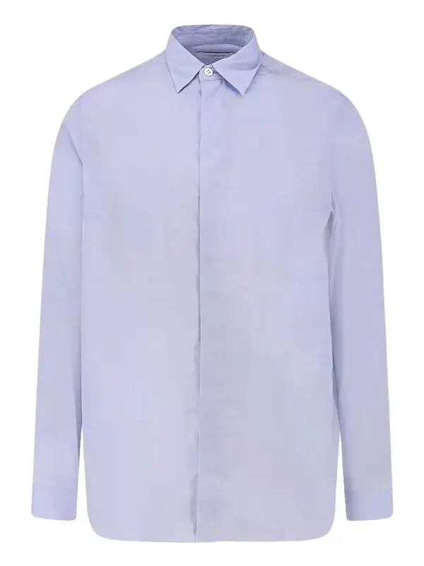 LARDINI Long-sleeves Shirt - Blue