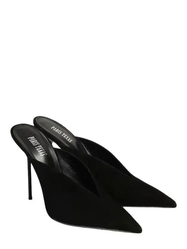Paris Texas Lidia Sabot Stiletto-heel Mules - Black