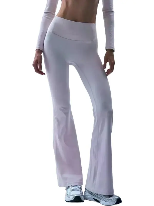 GOD SAVE QUEENS Flared Trousers - Neutrals