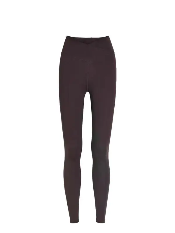 TALA Wrap-waist Leggings - Brown