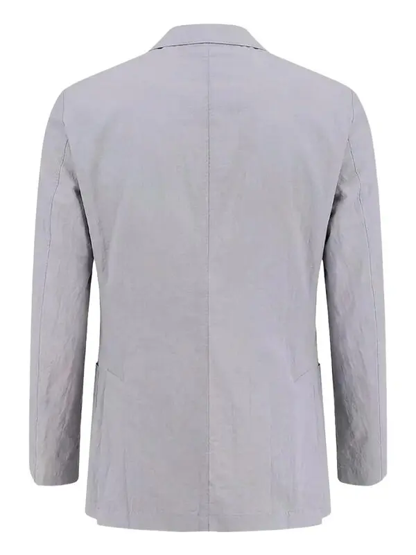 LARDINI Pin-detail Single-breasted Blazer - Grey