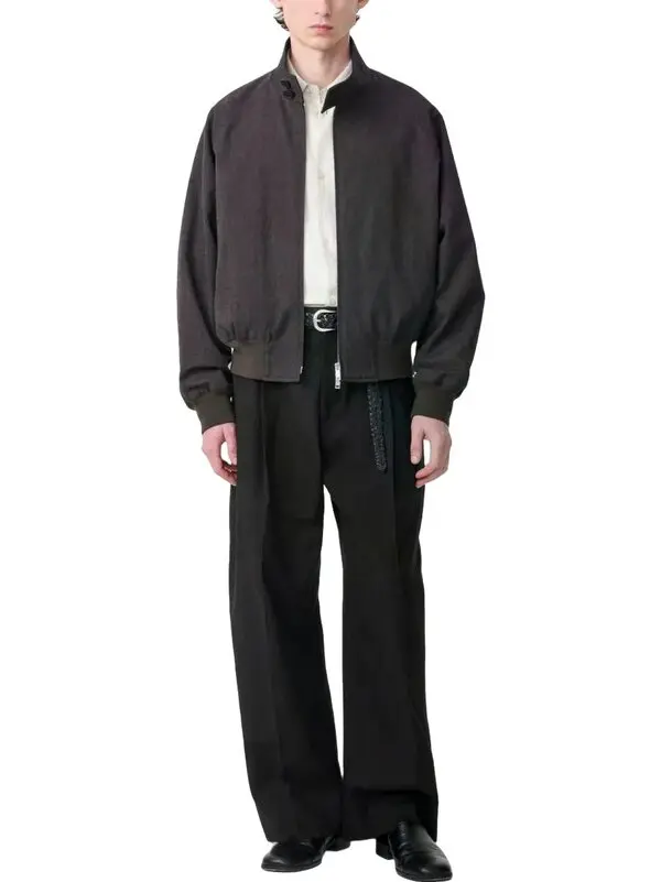 Studio Nicholson Over Wool-cotton Twill Jacket - Brown