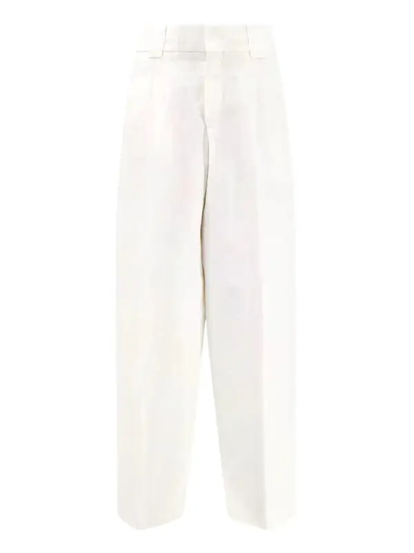 Closed Ivory Wide Leg Trousers - Neutrals